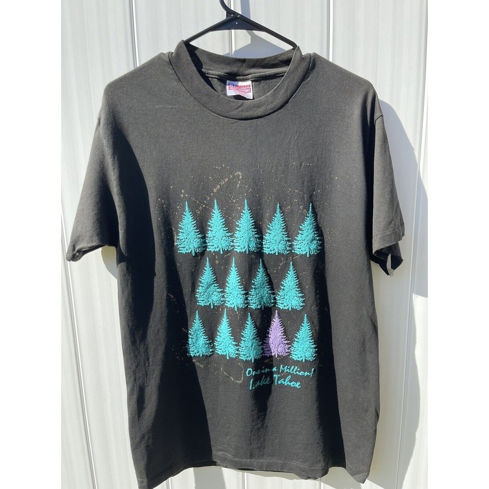 Vintage Early 90s One In A Million Lake Tahoe Black S… - Gem